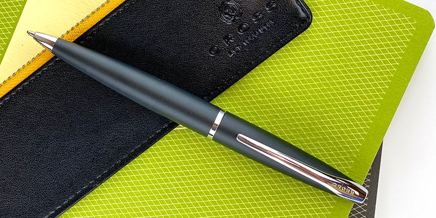 Cross Classic Pen Pouch & ATX Ballpoint Pens