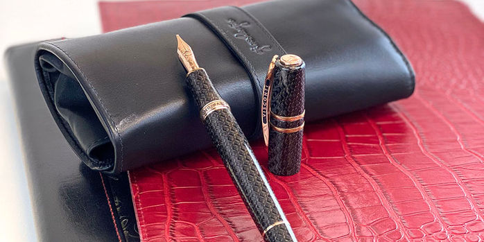 Visconti Homo Sapiens Ember Fountain Pens