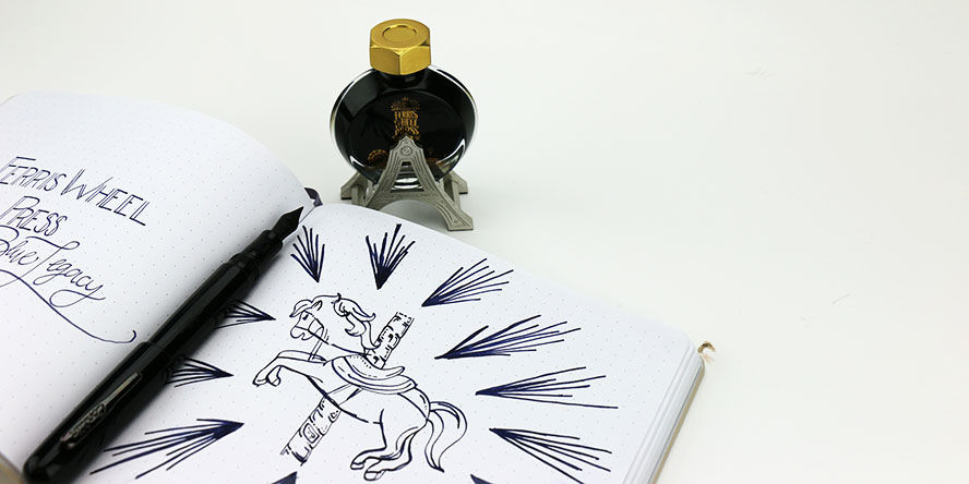 Ferris Wheel Press Ink Carriage Exec. Gifts & Desk Accessories