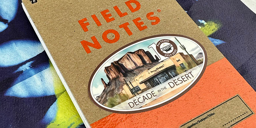 Pen Chalet Decade in the Desert 10th Ann. Sticker Swag