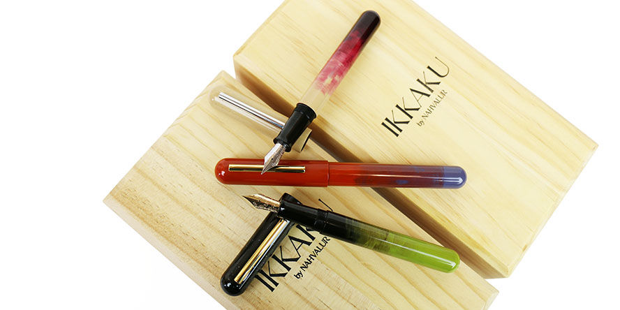 IKKAKU by Nahvalur Gradient Urushi Fountain Pens