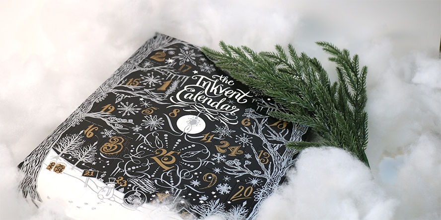 Diamine 2024 Inkvent Calendar, Black Edition Fountain Pen Ink