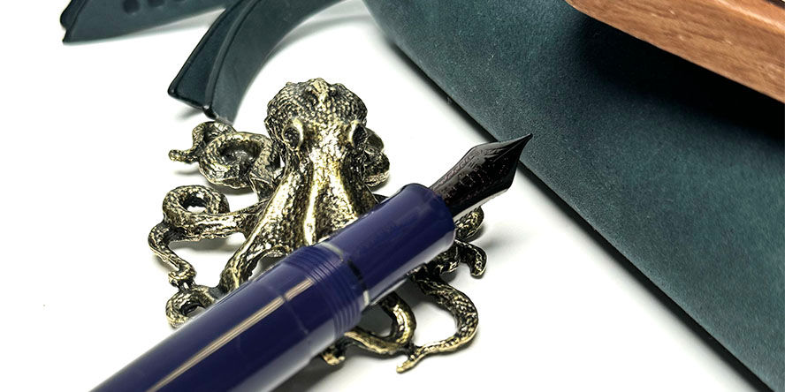 Pen Chalet Sassy Brassy Octopus Pen Rests & Display Cases