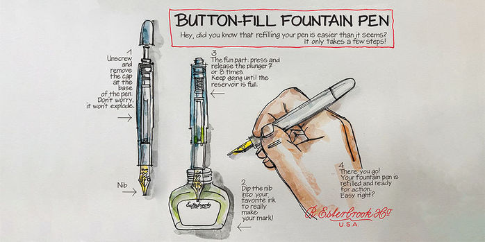 Esterbrook Back to the Land Piston Fill Fountain Pens