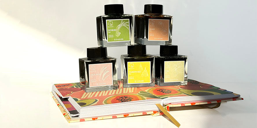 Sailor Limited Edition Manyo Fountain Pen Ink