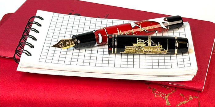LeBoeuf Mark Twain Huckleberry Finn Limited Edition Fountain Pens