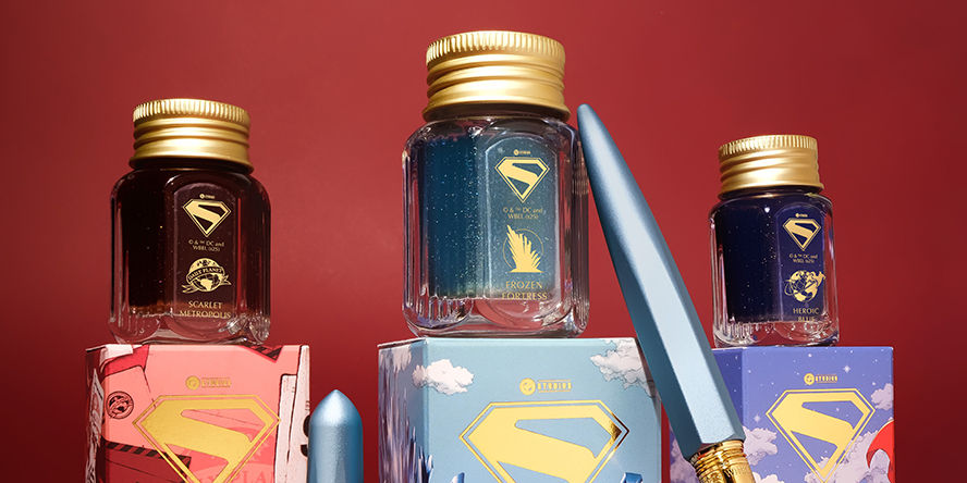 Ferris Wheel Press Superman Collection 28ml Fountain Pen Ink