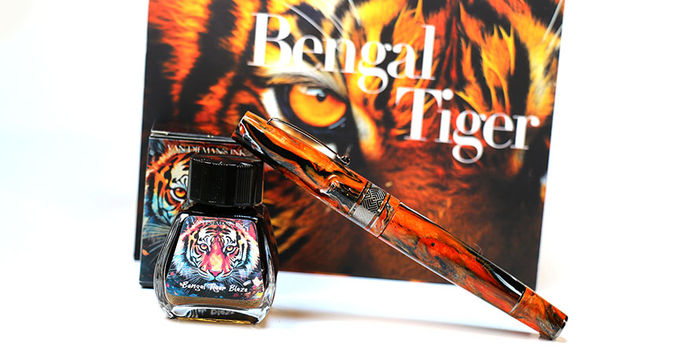 Leonardo x Van Diemans Bengal Tiger Set - Ink & Fountain Pens