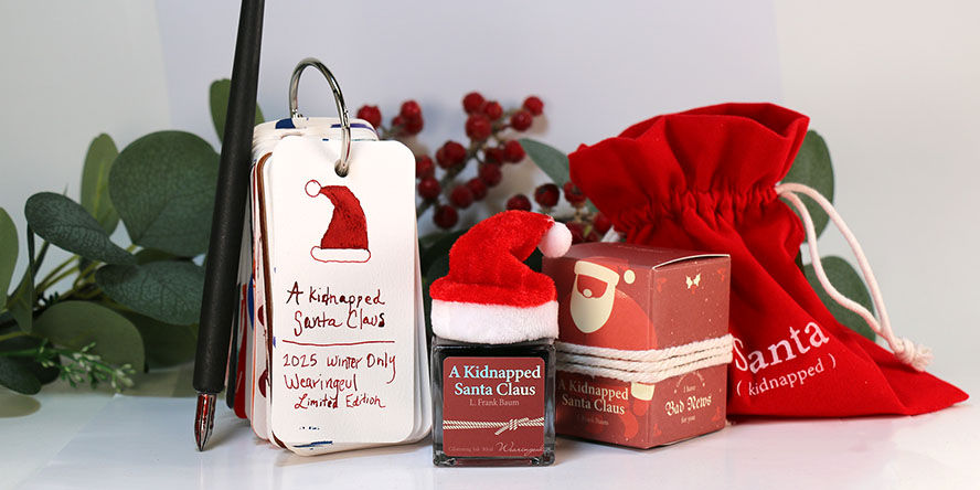 Wearingeul A Kidnapped Santa Red Fountain Pen Ink | Pen Chalet