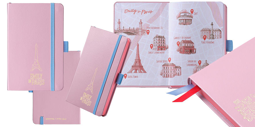 Sheaffer Emily in Paris Notebook | A5 Hardbound Memo Book | Pen Chalet