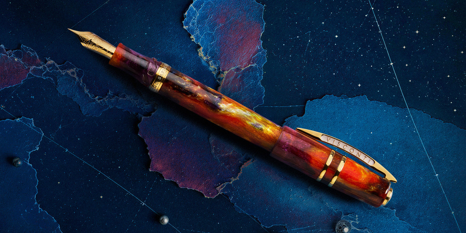 Visconti Homo Sapiens Nebula Fountain Pen – Limited Edition (Only 388 Made)