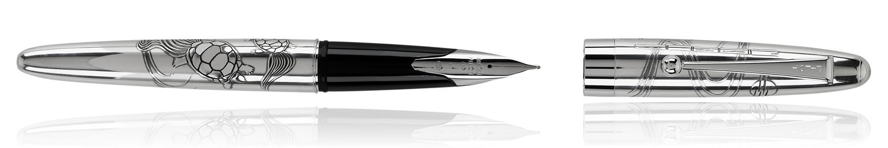 Namiki Sterling Silver Collection Fountain Pens