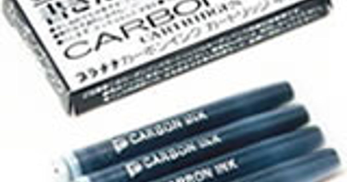 Platinum Cartridge Carbon Pigment Fountain Pen Ink