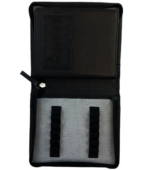 Dee Charles Designs 12 Pen Cases | Leather Pen Carrying Case | Pen Chalet
