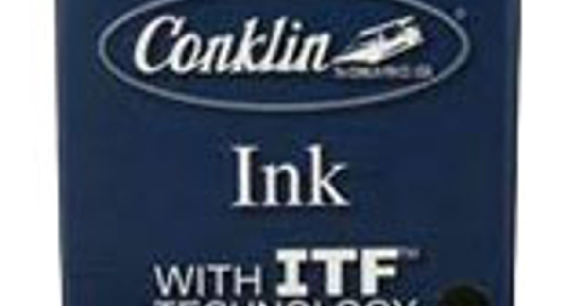 Conklin Ink Cartridge (6pk) Fountain Pen Ink