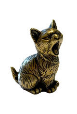 Pen Chalet Sweet & Sassy Brassy Cat Pen Rests & Display Cases