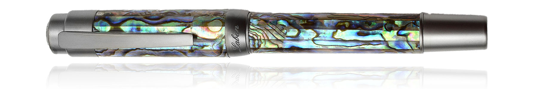 Laban Silver Abalone Fountain Pens