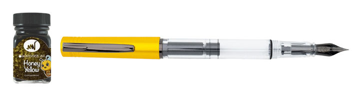 Monteverde Honey Yellow MP1 & Ink Set Fountain Pens