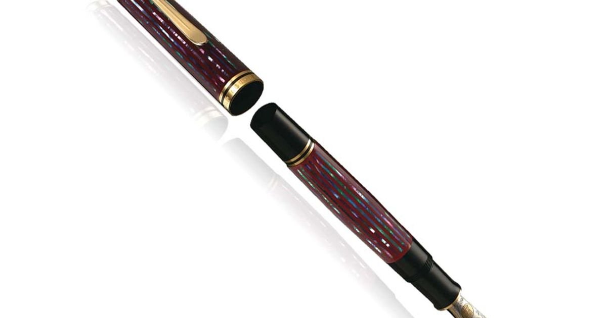 Pelikan M1000 Raden Sunrise Red Fountain Pens