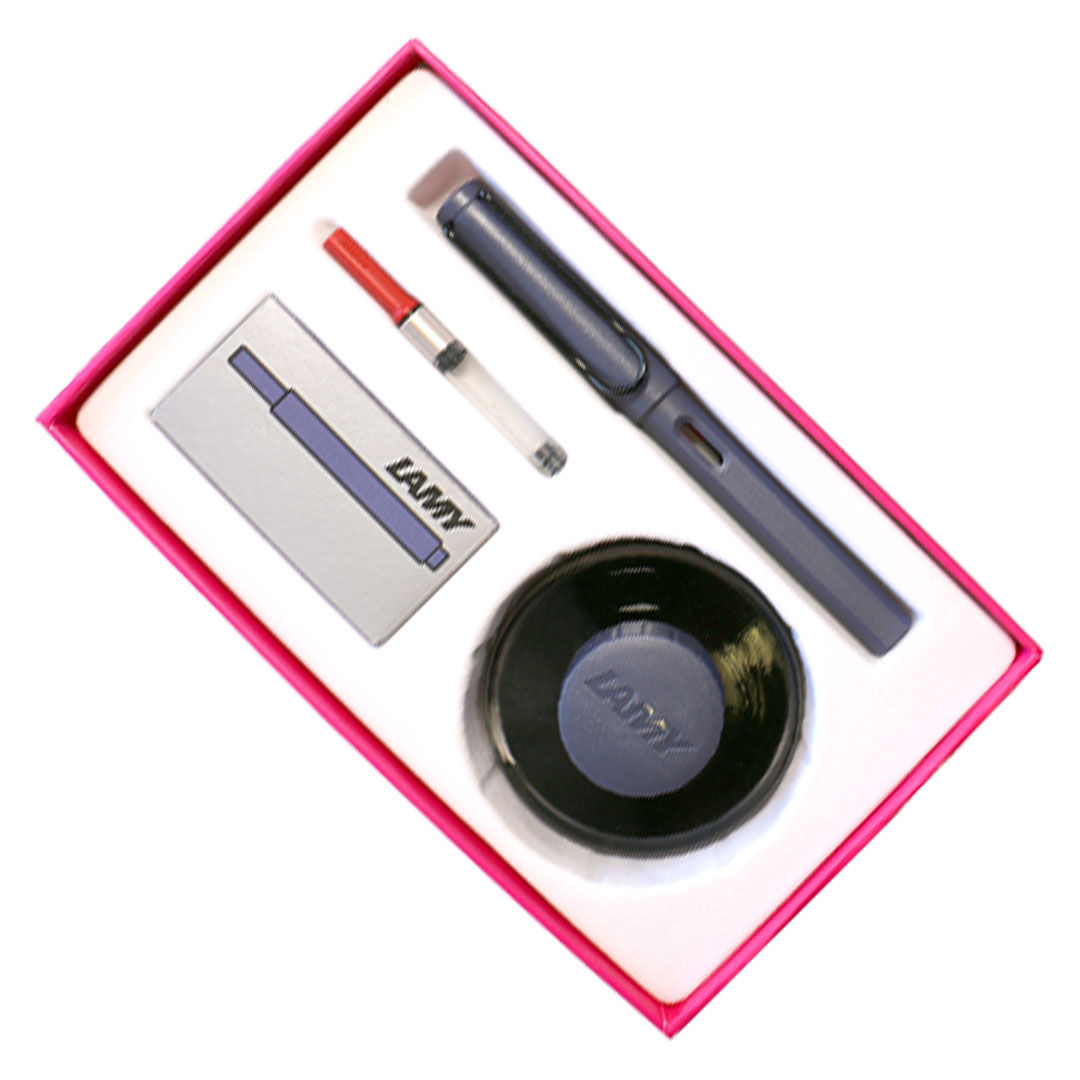 Lamy Special Edition Safari Fountain Pens and Ink Gift Set