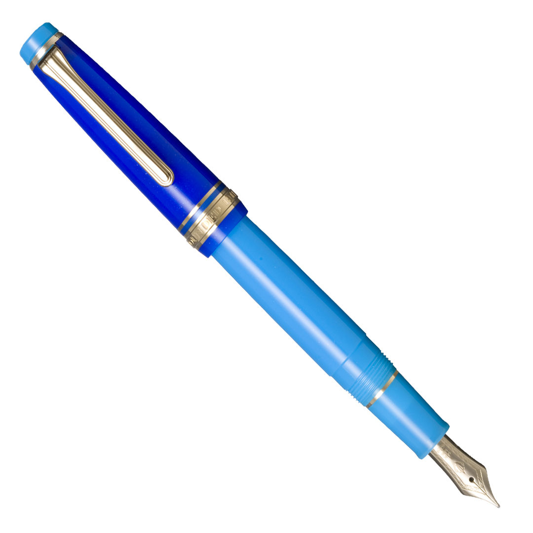 Sailor Professional Gear Blue Quasar Slim Fountain Pens