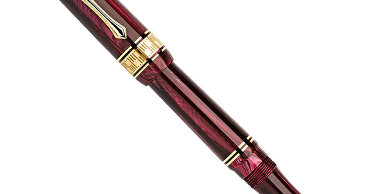 Nettuno Superba Ruby Limited Edition Celluloid Fountain Pens