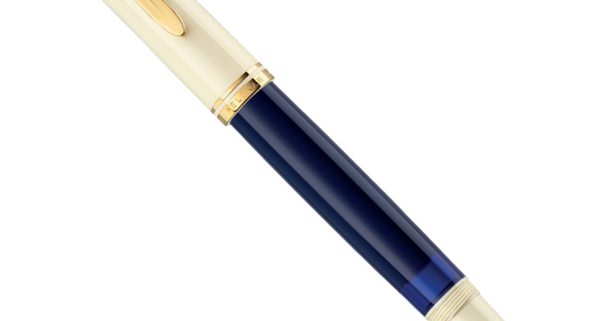 Pelikan Souveran 800 Cream Blue Fountain Pens