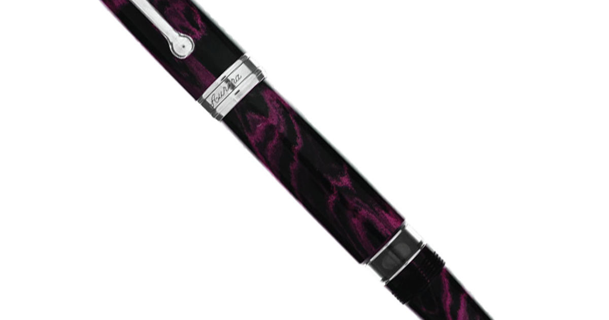 Aurora Limited Edition 88 Ebonite Magenta Fountain Pens