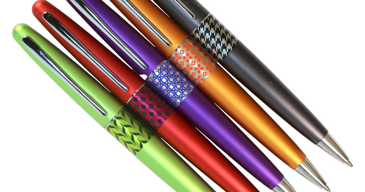 Pilot Metropolitan Retro Pop Set of 5 Ballpoint Pens